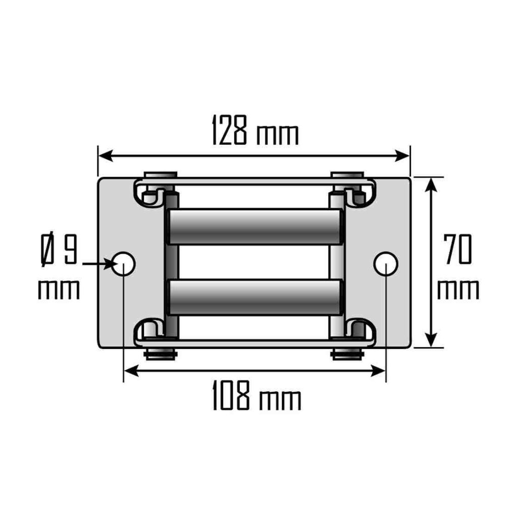 Guide Cable à Rouleaux pour Treuil A Fixer Standard - PE12VGD ...